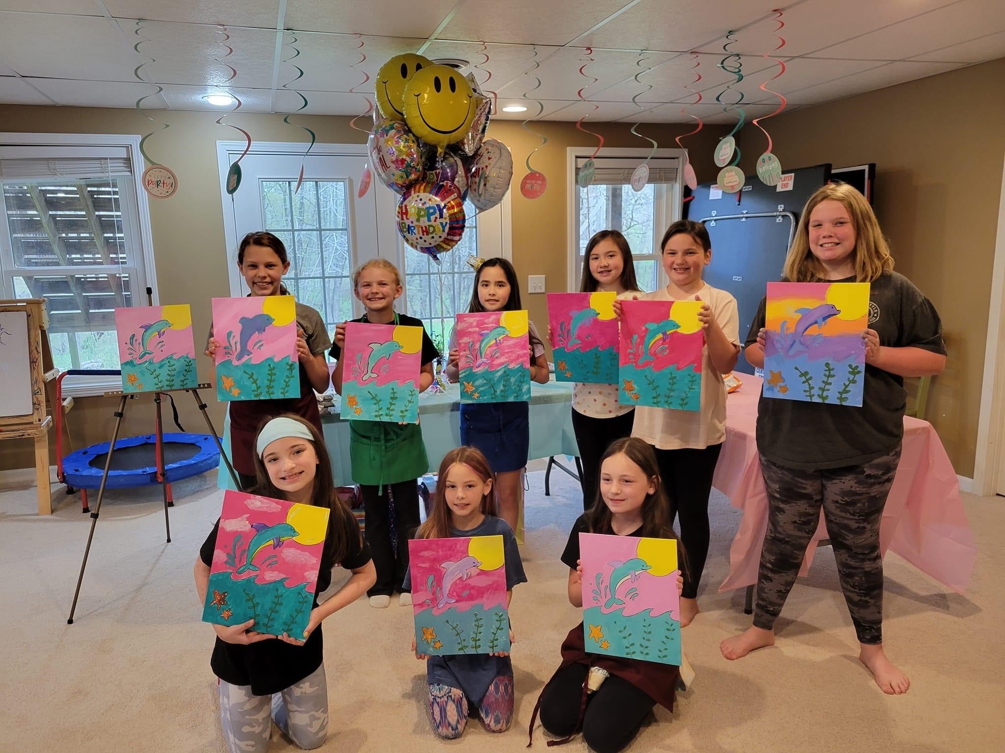 Picasso Party: canvas painting – Hammer and Stain - Inland Empire