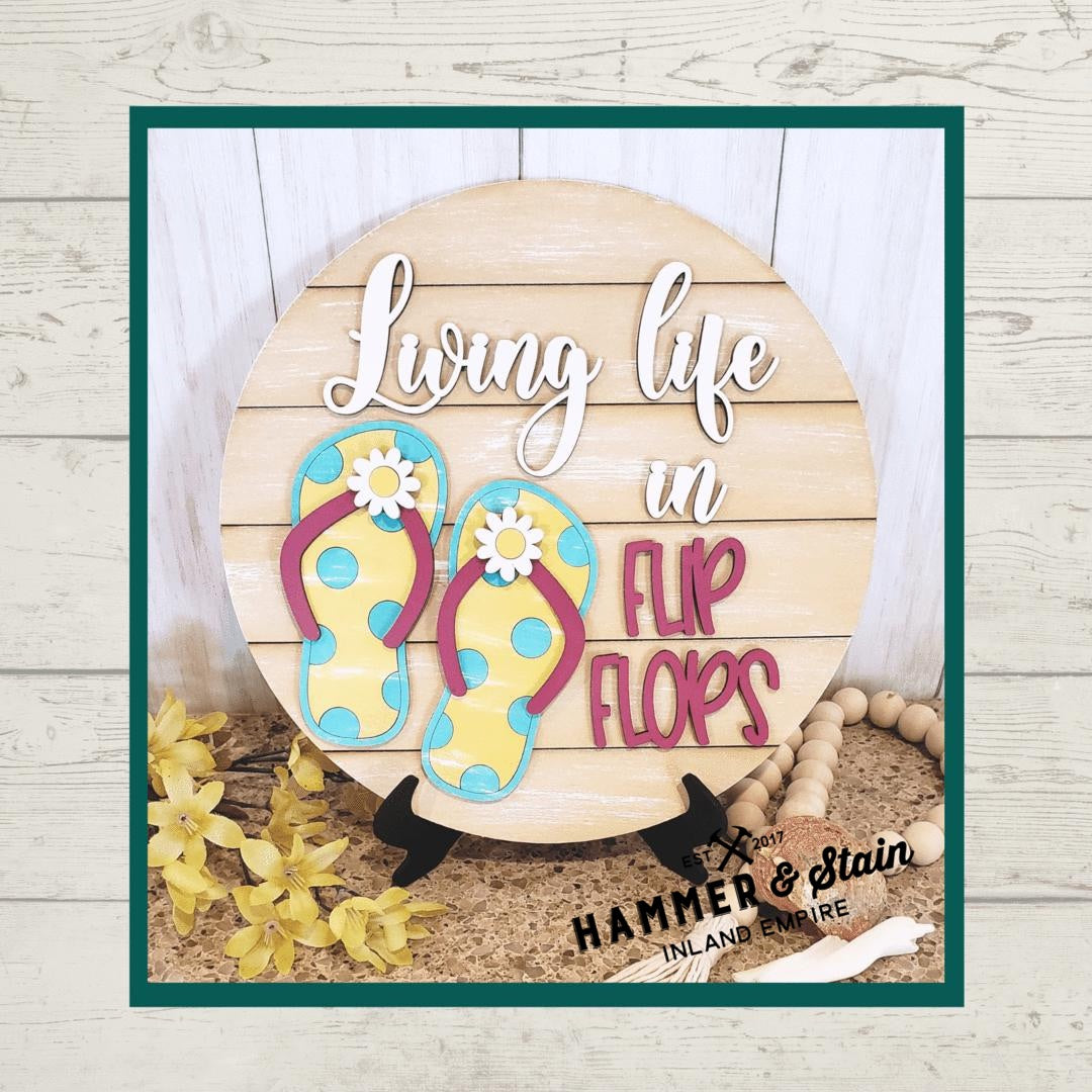 Flip Flops Sign of the Month – Hammer and Stain - Inland Empire
