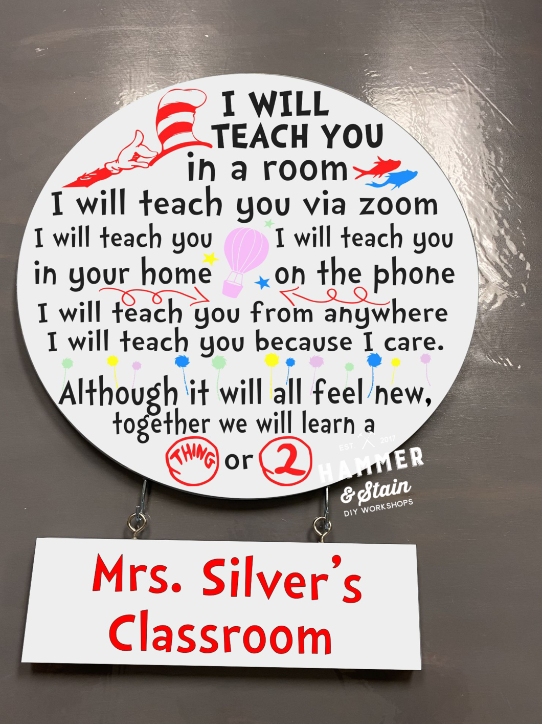 I will teach you Sign – Hammer and Stain - Inland Empire